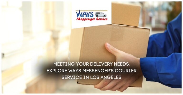 Courier Services Los Angeles, CA | Reliable 24/7 Package Delivery